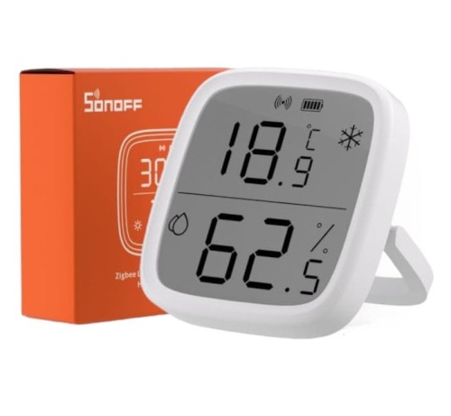 Czujnik temperatury i wilgotności Zigbee z wyświetlaczem LCD SNZB-02D ...